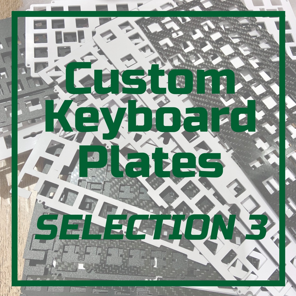 Keyboard Plates (PP, ABS, POM, PC, CF, FR4) qk65 | Shopee Philippines