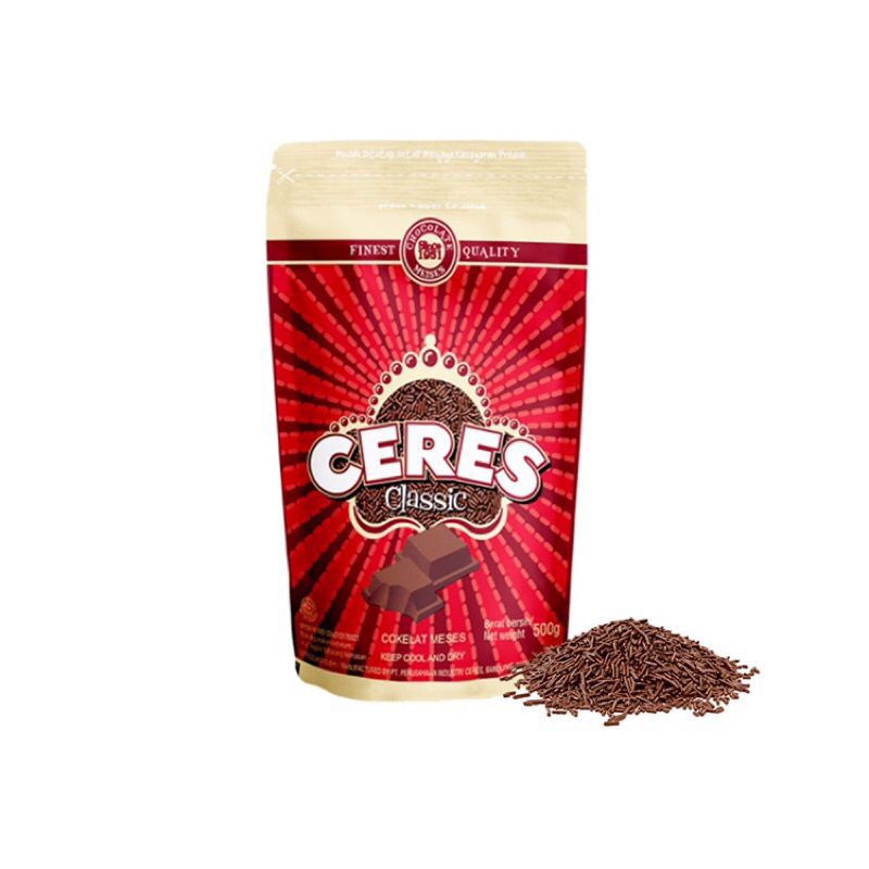 Meses CERES HAGELSLAG 500GR CHOCOLATE, MEISES CERES ZIPLOCK 500 GRAM ...