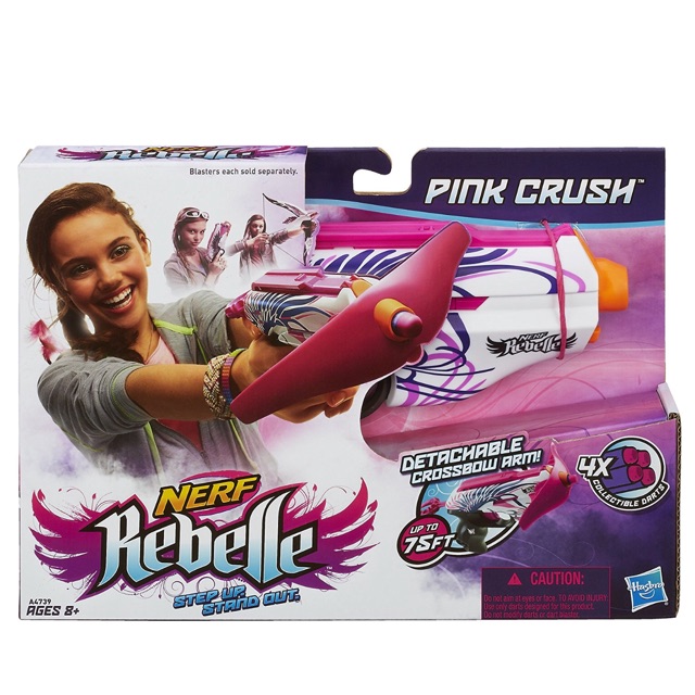 Nerf Rebelle Pink Crush Blaster | Shopee Philippines