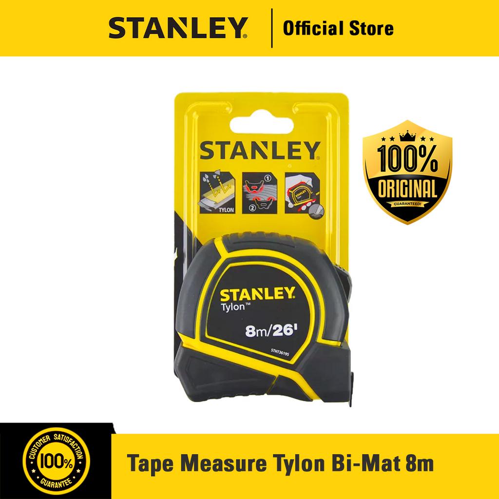 Stanley 30656-8/36195 Tape Measure Tylon Bi-Mat 8m | Shopee Philippines