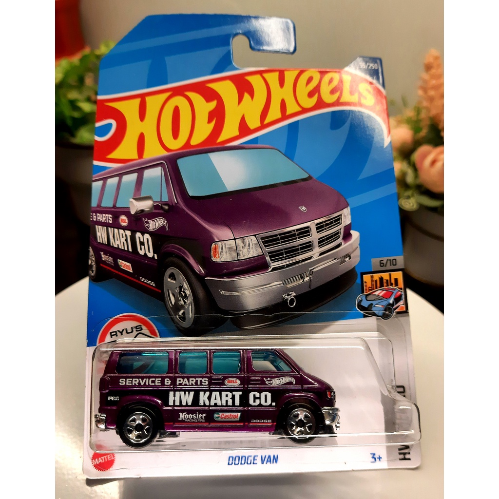 HOT WHEELS - DODGE VAN (2022, METALFLAKE PURPLE) | Shopee Philippines