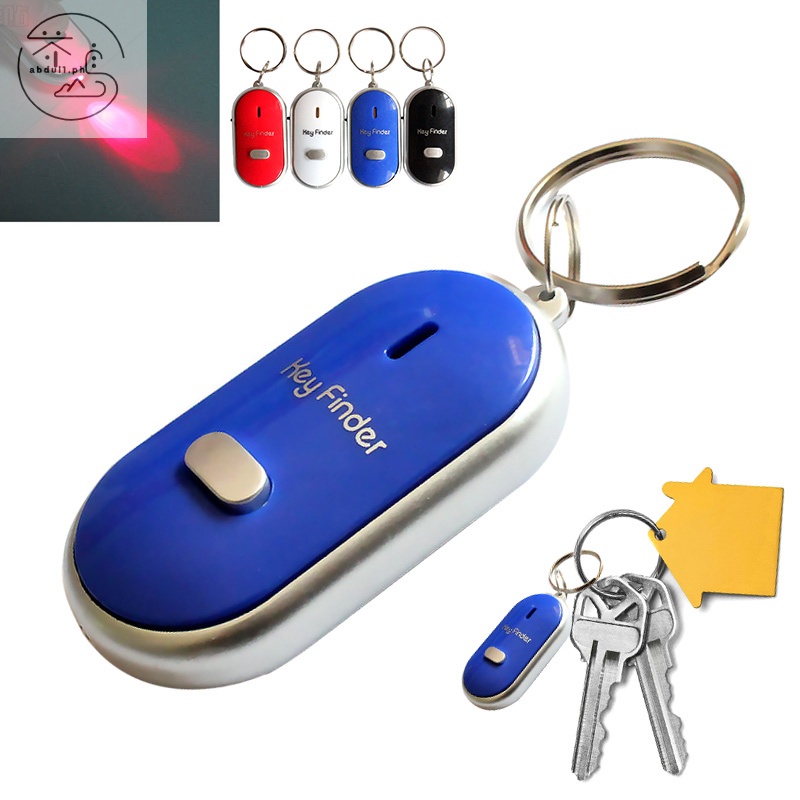 LED Key Finder Locator Find Lost Keys Chain Keychain Sound Control ...