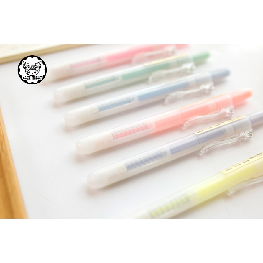 Japan highlighter retractable style (Refillable) | Shopee Philippines