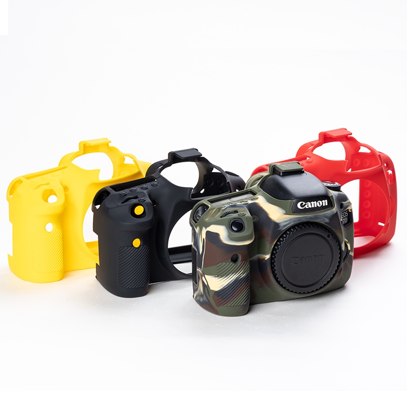 Soft Silicone Rubber Material Camera Protective Case For Canon EOS 7D ...