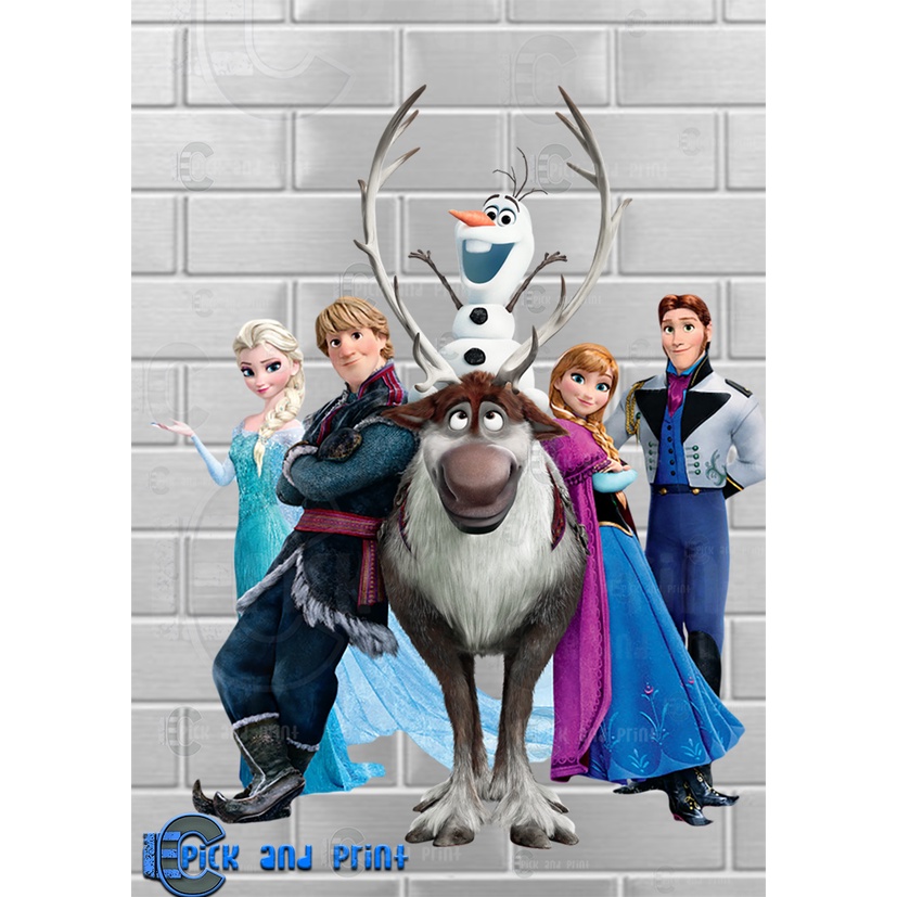 Frozen Character Cut Outs for DIY Backdrop/Party Decorations/Party ...