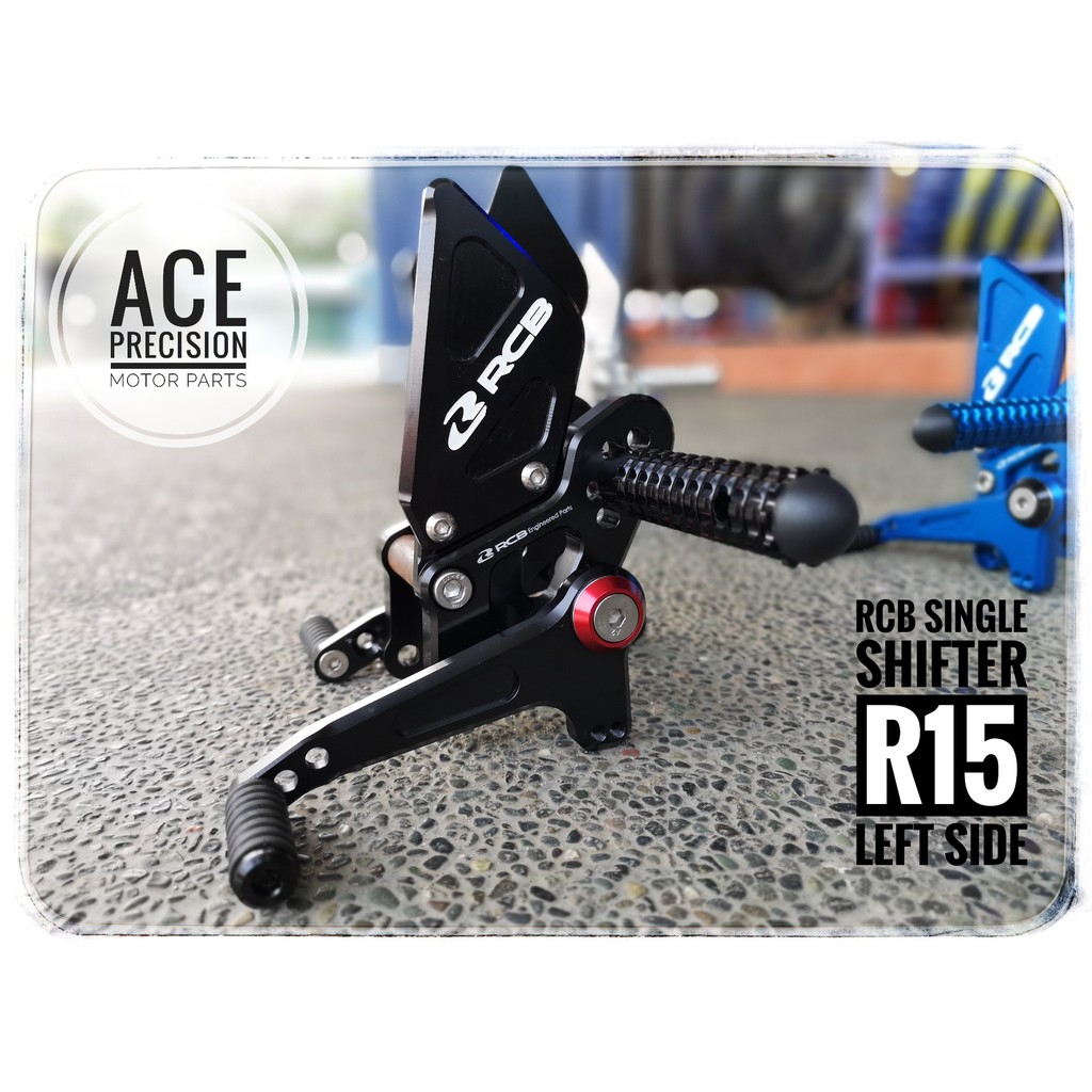 RCB SINGLE SHIFTER S2 [REARSET] YAMAHA R15 | Shopee Philippines