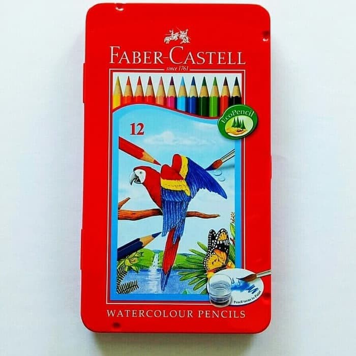 Faber Castell Water Color Pencils Packaging 12 Colors | Shopee Philippines