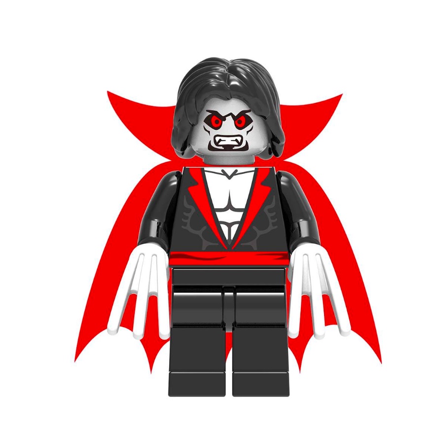 Marvel Spiderman Blade Vampire Michael Morbius Minifig Minifigure Brick ...
