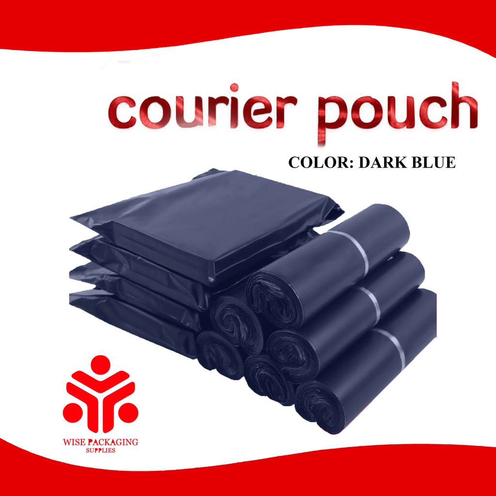 (100pcs) Blue Polymailer Pouch/ Courier Shipping Pouch /Self Adhesive ...