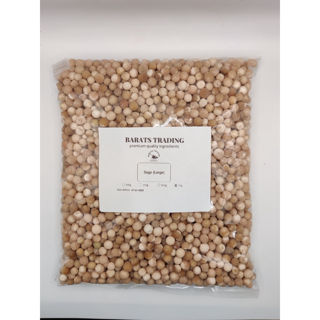 Premium Quality Liberty Brand White Tapioca Pearl (Sago) 1kg Repack ...
