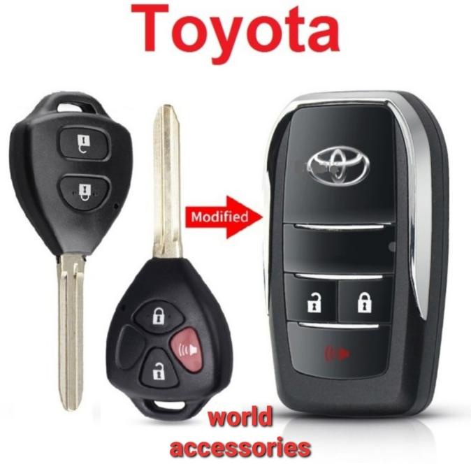Casing KEY REMOTE KEY Folding KEY INOVA YARIS FORTUNER ALTIS 0106 ...