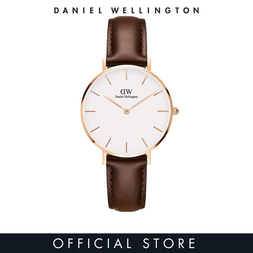 [2 Years Warranty] Daniel Wellington Petite Bristol Watch 32mm Rose ...