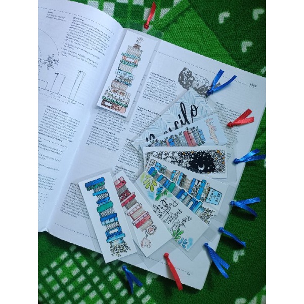 Customized Bookmarks Laminated 3pcs in 1 order- Free Layout | Shopee ...