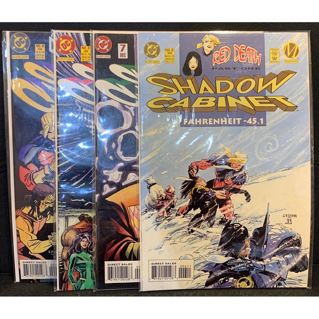 Dc Milestone Comics: 1994 - Shadow Cabinet #1 to 9 | Shopee Philippines