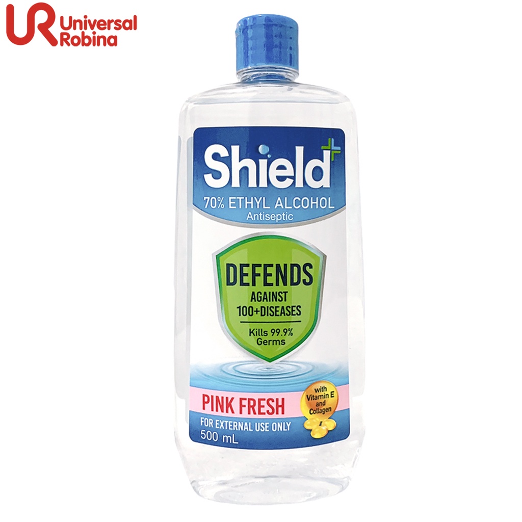 Shield+ 70% Ethyl Alcohol 500ml - Pink Fresh - Disinfectant - Scented ...
