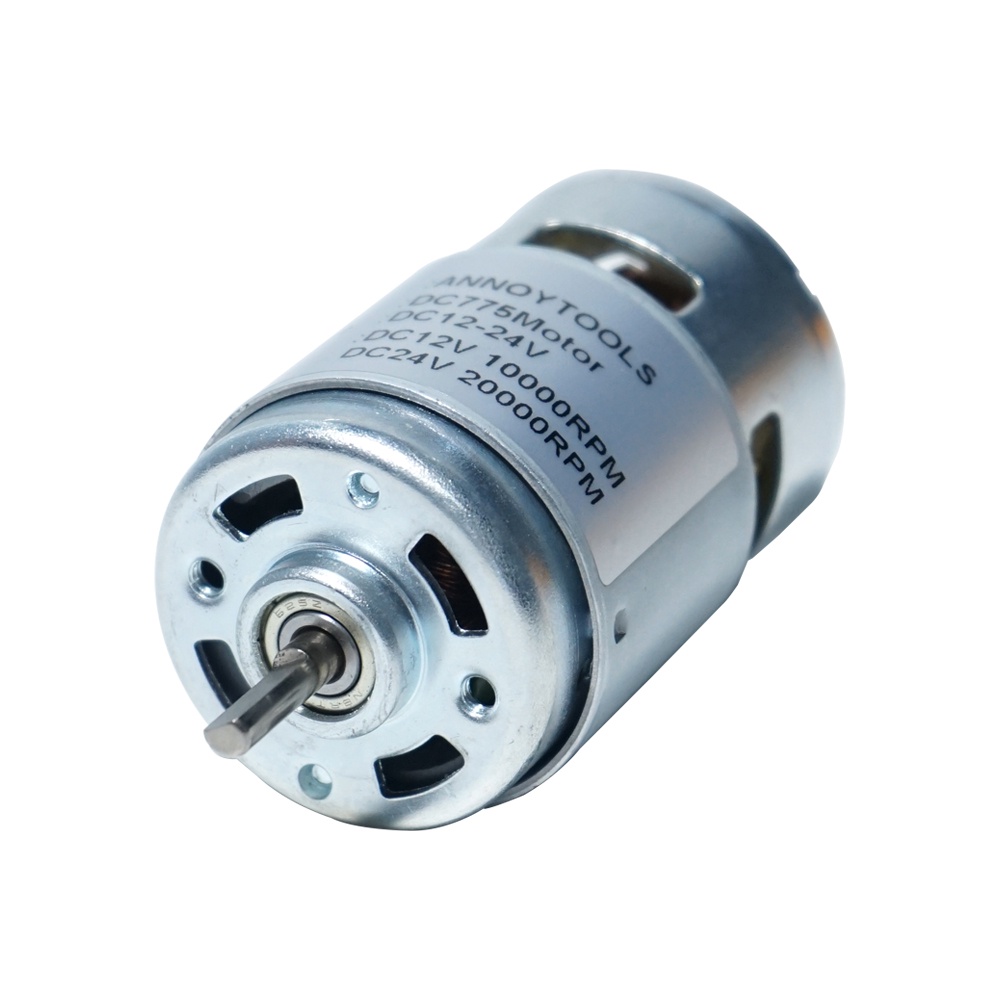 775 DC Motor Spindle Motor for CNC 3018 Router Machine 12-24V 10000 ...