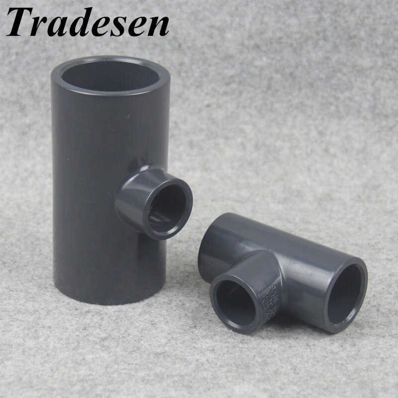 1pcs 25-50mm to 20-40mm PVC Reducing Tee Joints Micro Irrigation Garden ...