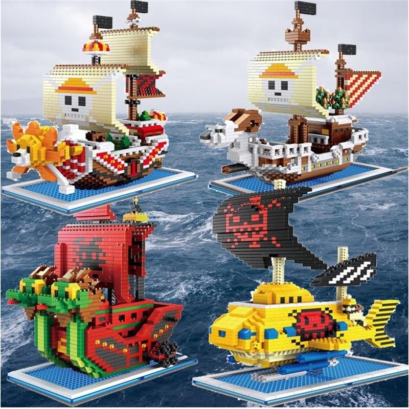 ZMS Mini Blocks One Piece Corsair DIY Building Toys Pirate Ship ...