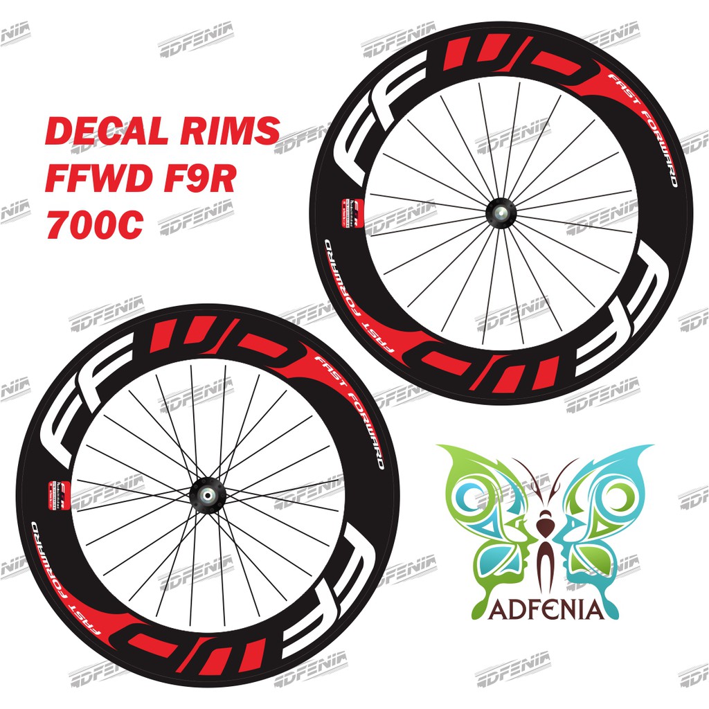 Sticker FFWD F9R Sticker Decal Rims Carbon Rims Roadbike Fixedgear 700c ...