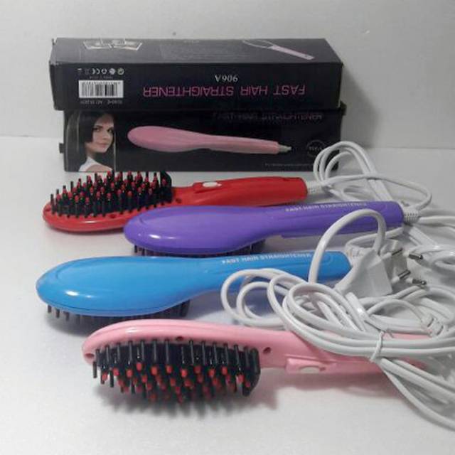 Mini Electric Vise Comb Hair Straightener V906 | Shopee Philippines