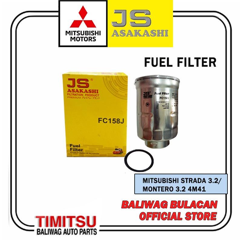 FUEL FILTER MONTERO/STRADA 3.2 4M41 2006-2015 JS ASAKASHI FC158J ...