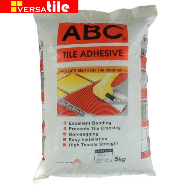 ABC Tile Adhesive Original 5kg pack | Shopee Philippines