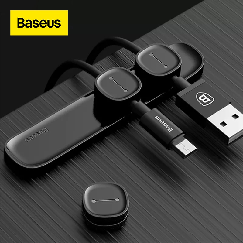 Baseus Cable Organizer Magnetic Cable Management USB Cables Holder ...