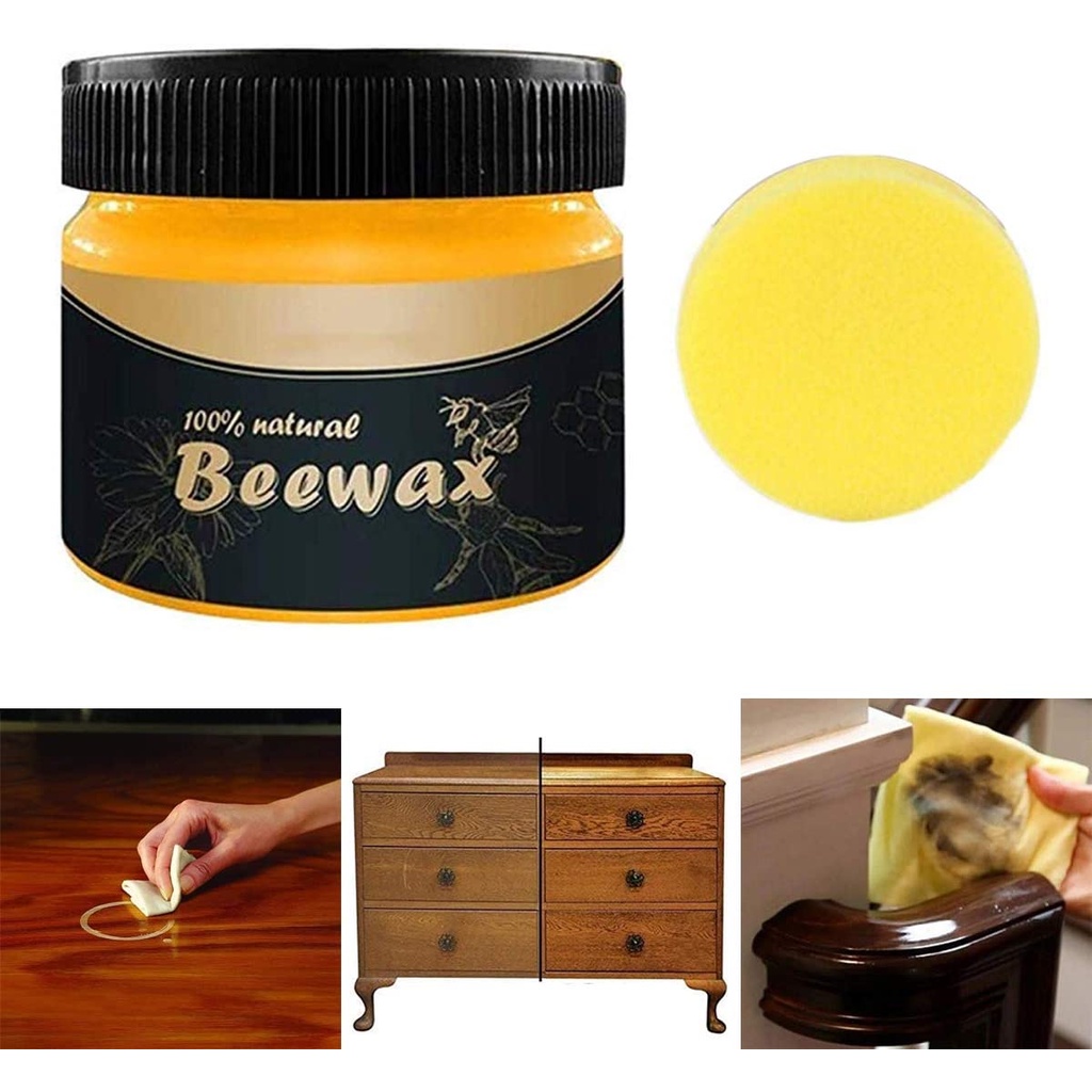 Beewax Furniture Wood Polish Polisher Polishing Compound Wax -HAYAHAY ...