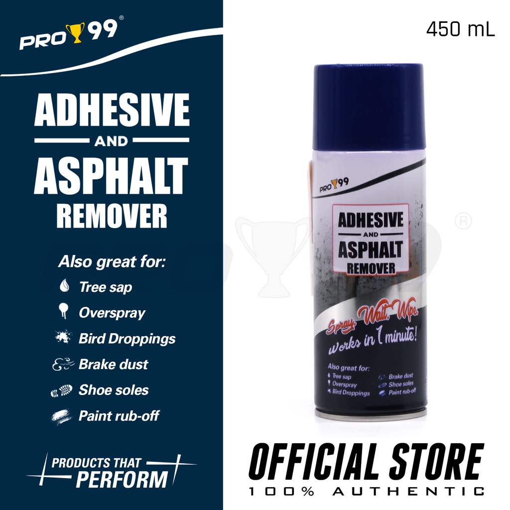 Pro-99 Adhesive and Asphalt Remover Cleaner For Car 450 ml Pro99 PAR ...