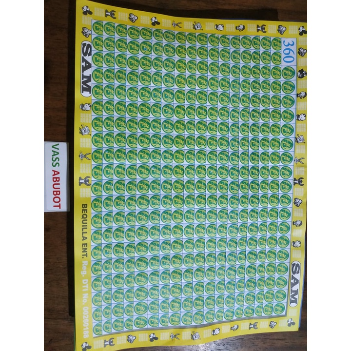 Bunutan Number Pad Paper Up to 360 | Shopee Philippines