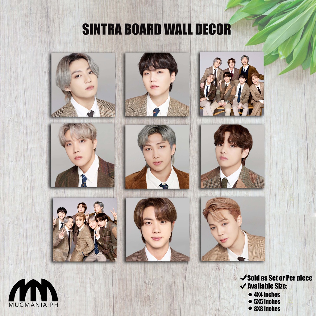 SET 9PCS & 7PCS / KPOP Square Wall Decor - Mugmania - KPOP Festa Sintra ...