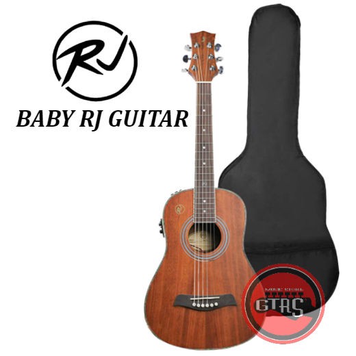 Baby RJ Guitar with Pickup (Mahogany) FREE Guitar Bag | Shopee Philippines
