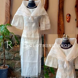 Shop filipiniana dress with alampay for Sale on Shopee Philippines