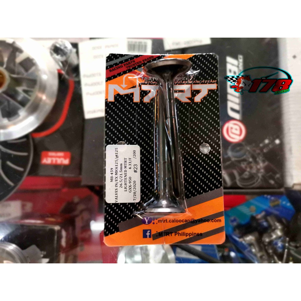 MTRT lighten valve mio i 125 mio soul i 125 26.5/21.5(stock size ...