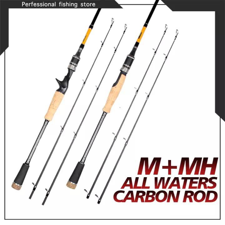 1.8M 20LB M / MH 2 Tips Lure Fishing Rod Freshwater Spinning ...