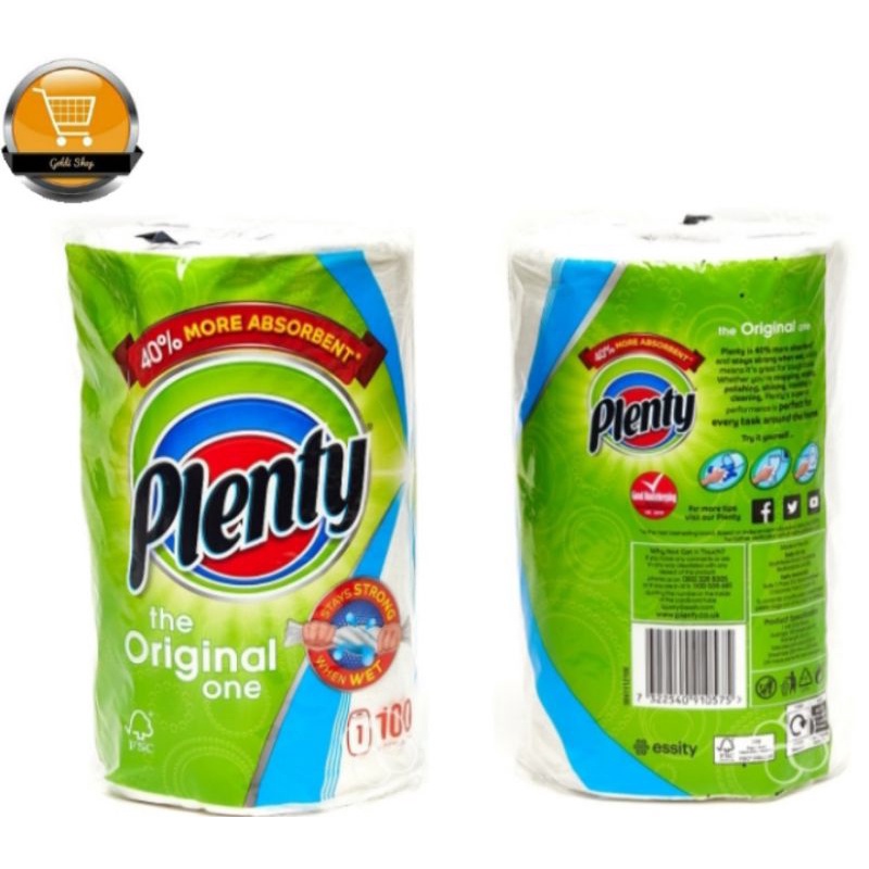 Plenty Original Kitchen Towel Roll 100s | Shopee Philippines