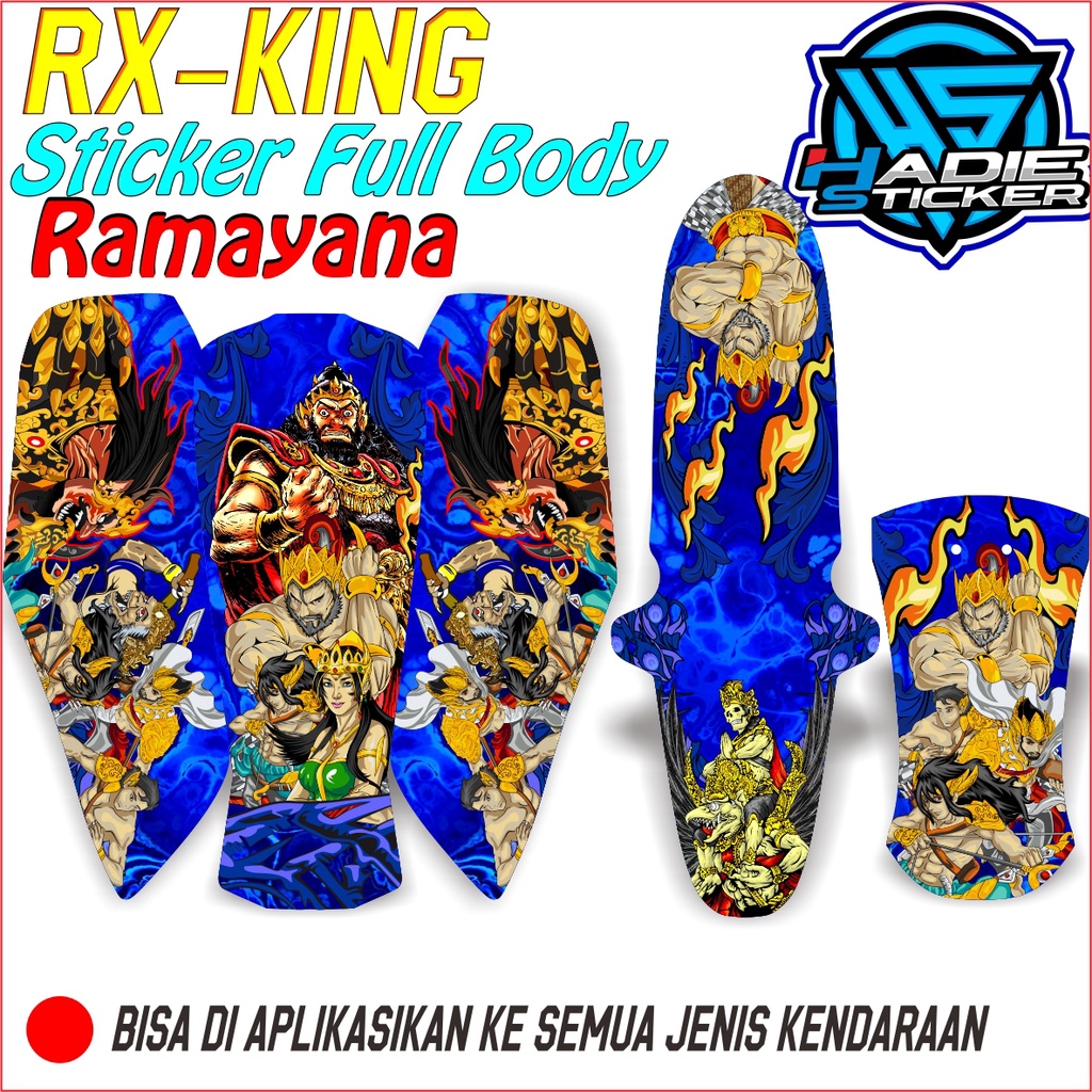 RAMAYANA CUSTOM FULL BODY RXKING Sticker | Shopee Philippines