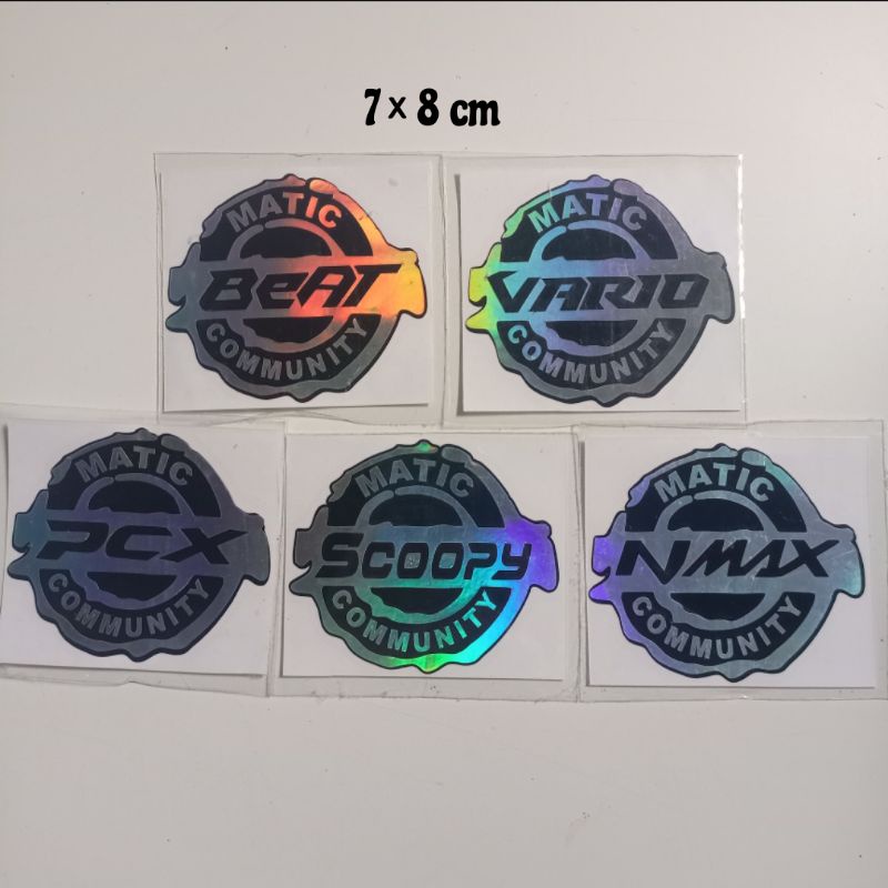 Sticker Cutting MATIC Community Beat Vario Moslem NMAX PCX | Shopee ...