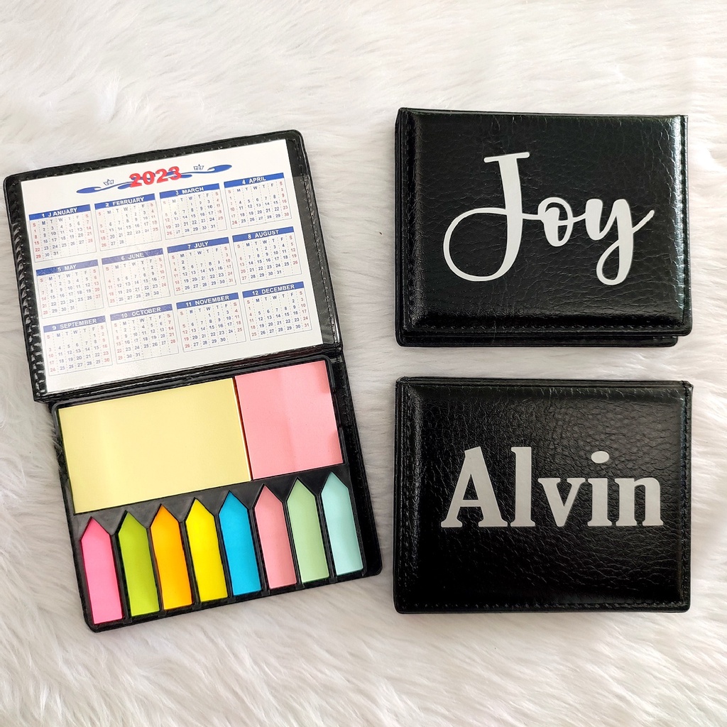 Personalized Gift Sticky Notepad Memopad Set | Waterproof Decal Sticker ...