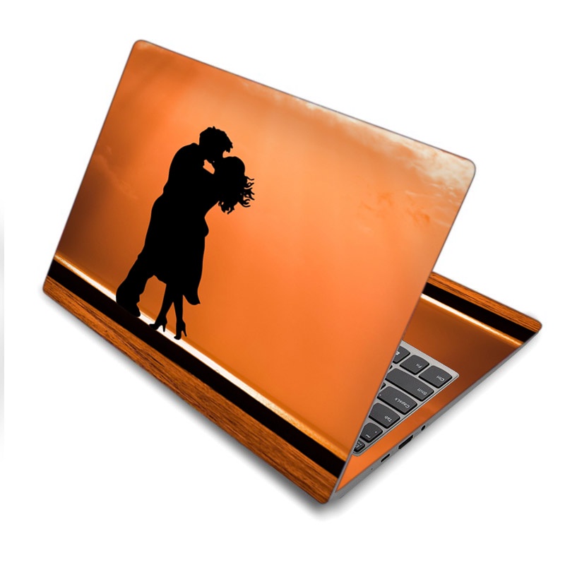 Love Theme Laptop Adhesive Sticker 2pcs Decal Skin Laptop Cover Art ...