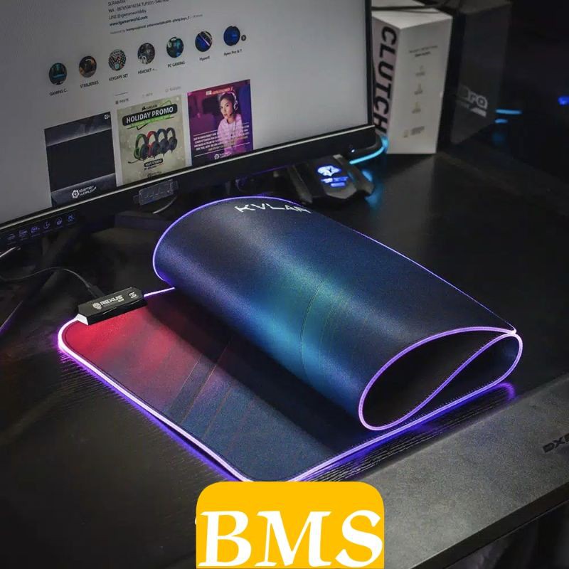 Rexus TR2 Kvlar Gaming Mousepad RGB Speed Edition XL ORIGINAL | Shopee ...