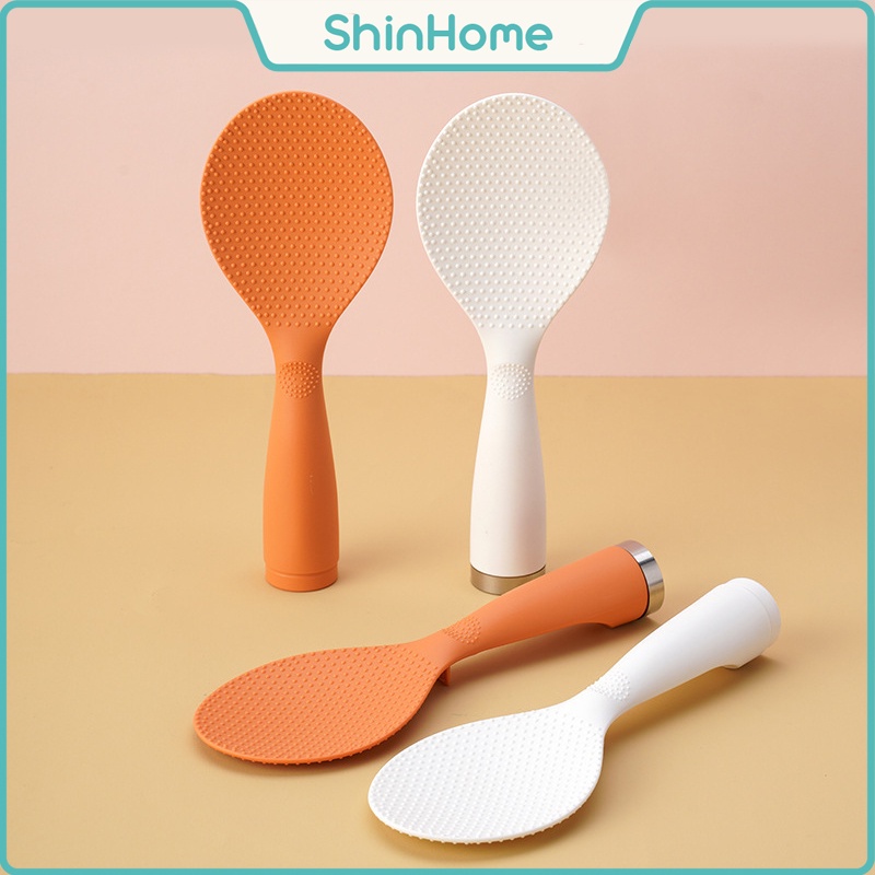 Self-standing non-stick rice ladle (with stand) | Shopee Philippines