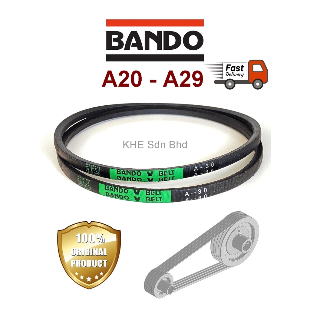 Bando Japan A20 A21 A22 A23 A24 A25 A26 A27 A28 A29 Mesin V Belt A 20 21 22 23 24 25 26 27 28 29 ...