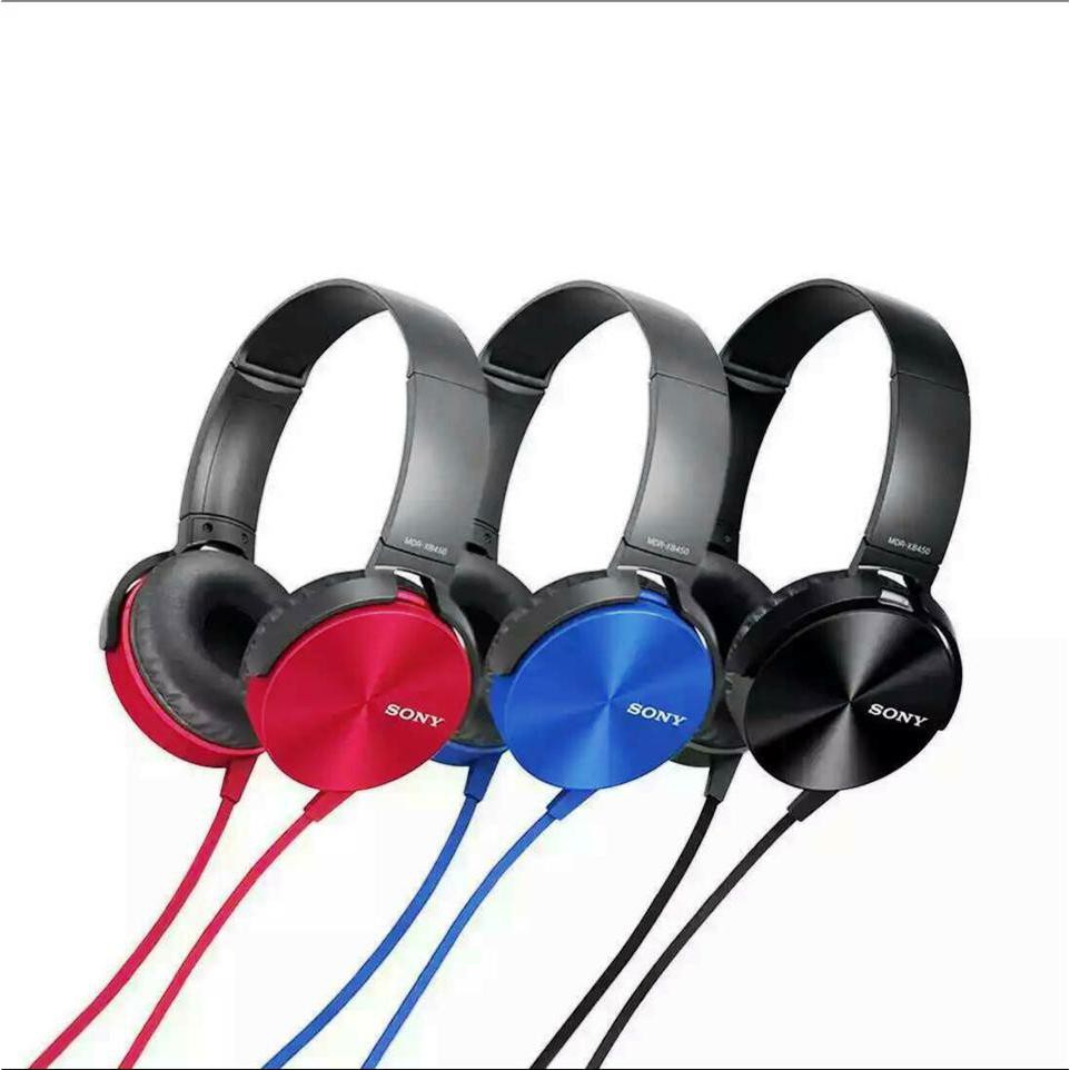 SONY Headphone Headset Extra Bass XB450 Stereo Headphone | Shopee ...