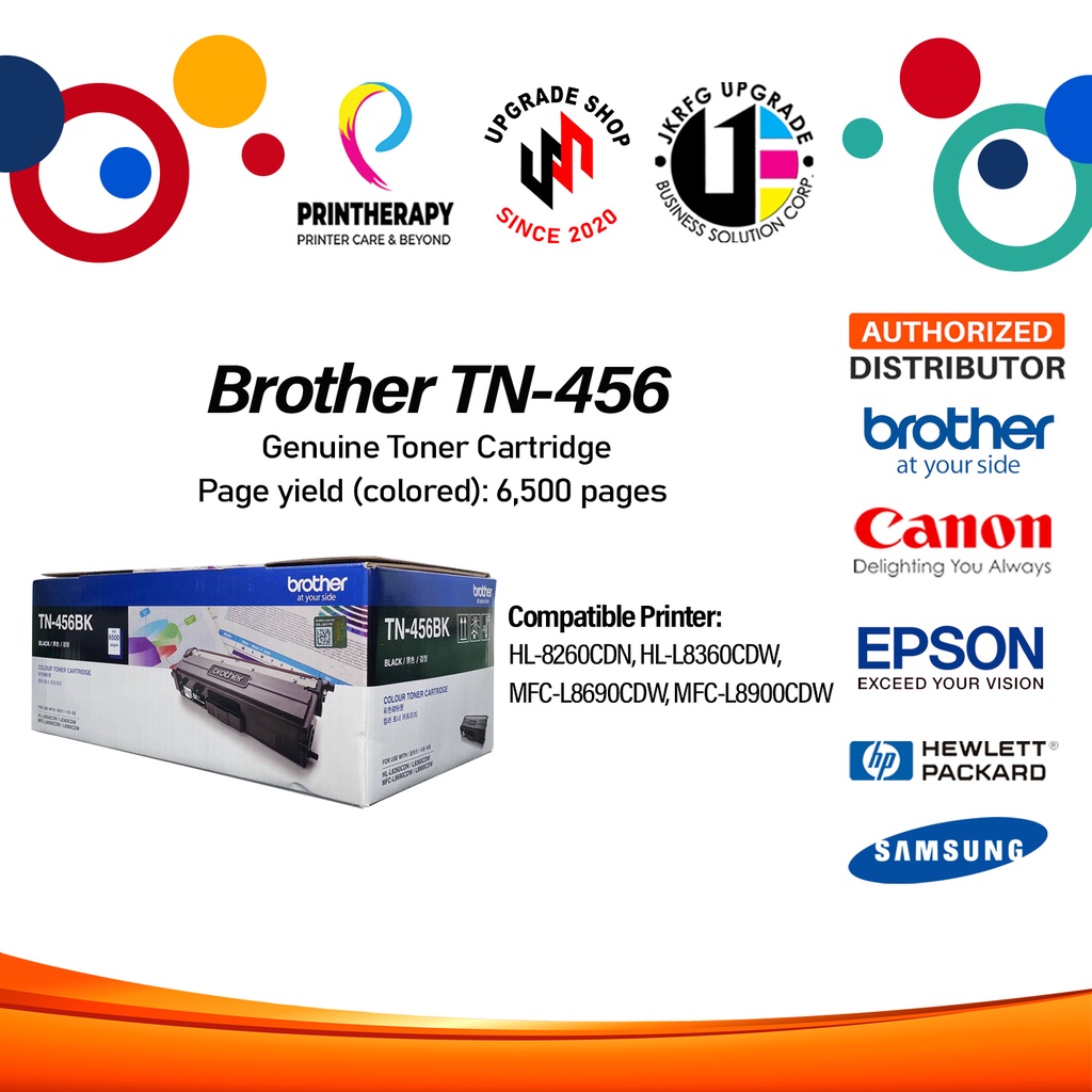 Brother Original Colour Toner Cartridge TN-456 Black / TN456 / 456 ...