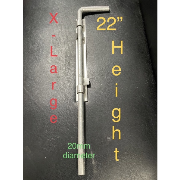 Heavy duty Foot lock for gates ( X-Large ) solid shafting | Shopee ...