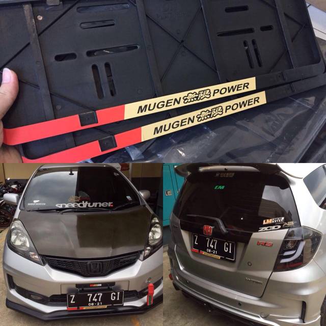Honda Mugen power number plate frame | Shopee Philippines
