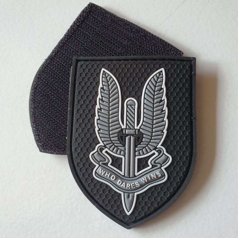 HITAM Patch RUBBER PVC LOGO SAS SPECIAL AIR SERVICE TIMBUL 3D BLACK ...