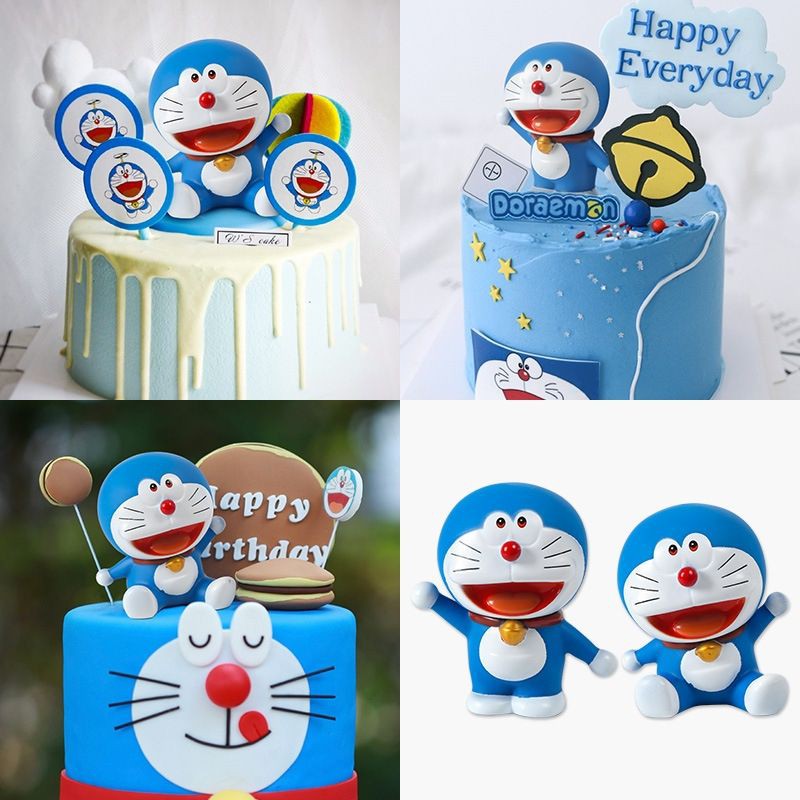 Doremon Cake Topper Cake Decorations | Shopee Philippines