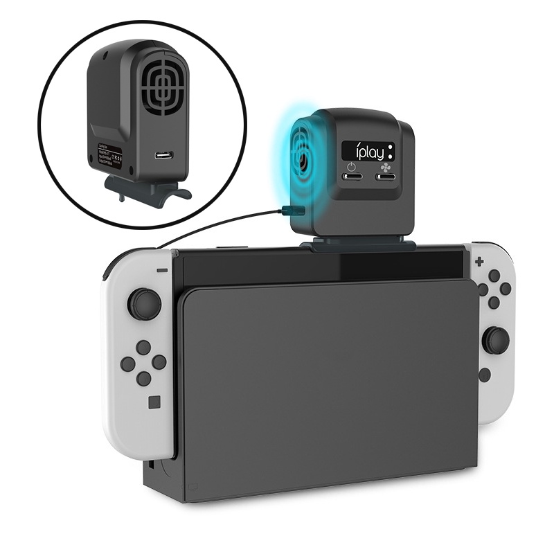 for Nintendo Switch OLED Model Host Based Cooling Fan Game Console ...